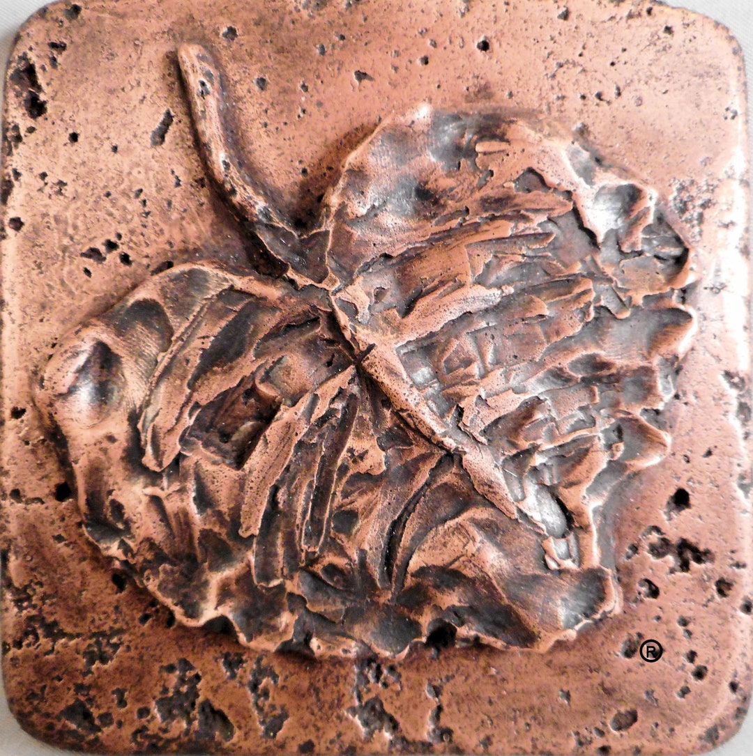 Copper 4"x4" Leaf #2 (falling Leaves Collection) - Etsy