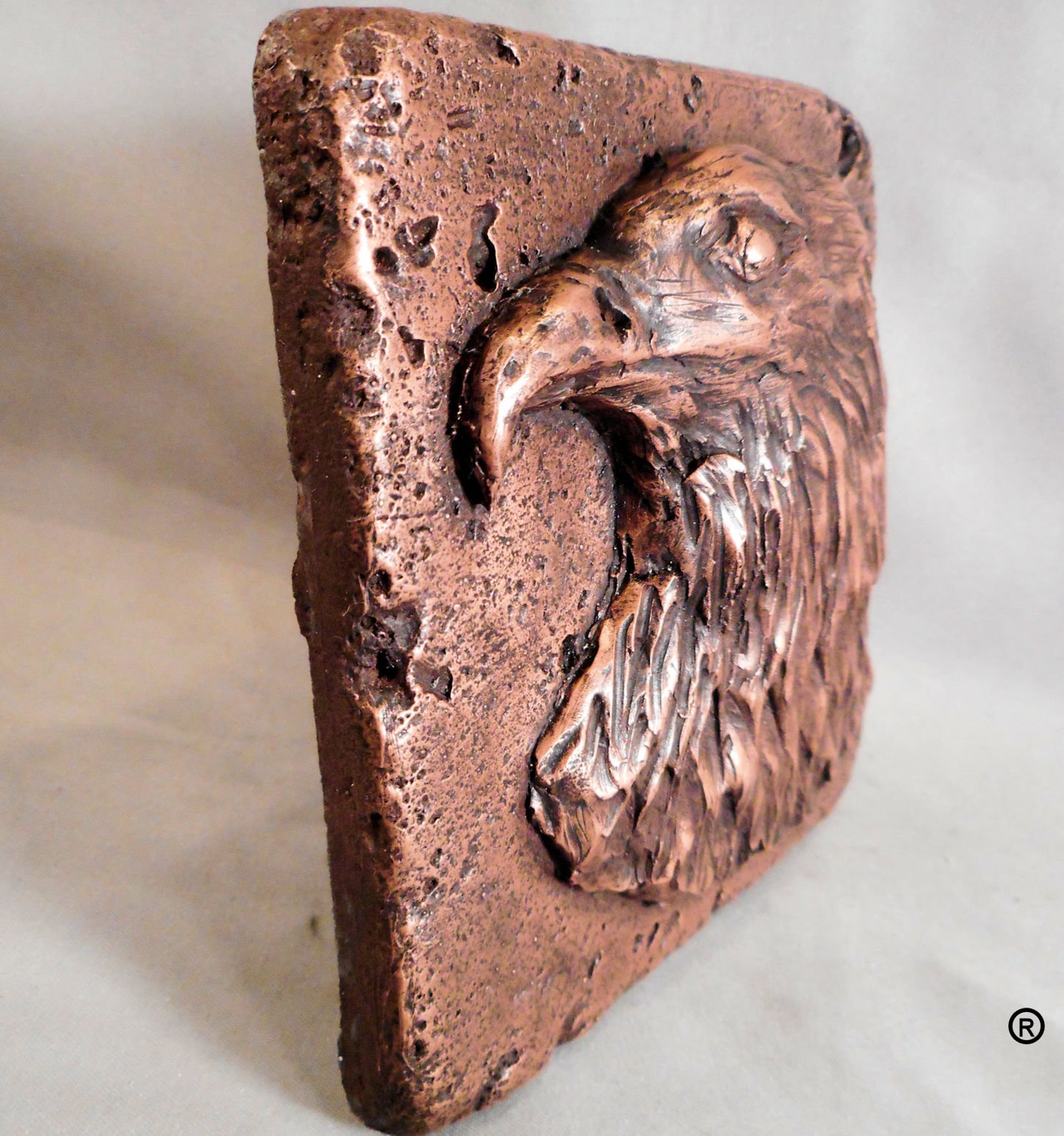 Copper Wildlife (eagle) 4"x4" Decorative Wall Tile - Etsy