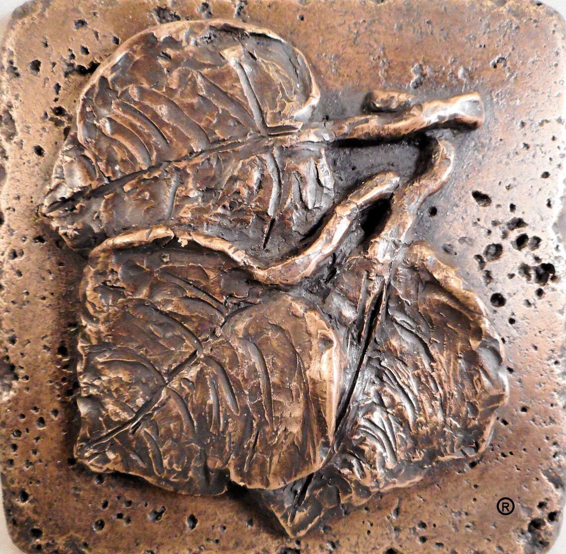 Bronze 4"x4" Leaf #3 (falling Leaves Collection) - Etsy