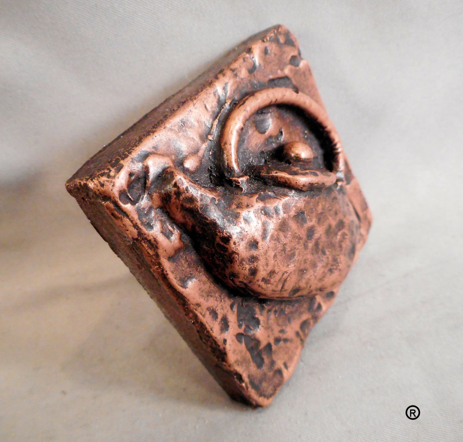 Copper Teapot Decorative Tile Dots (set of 3) - Etsy