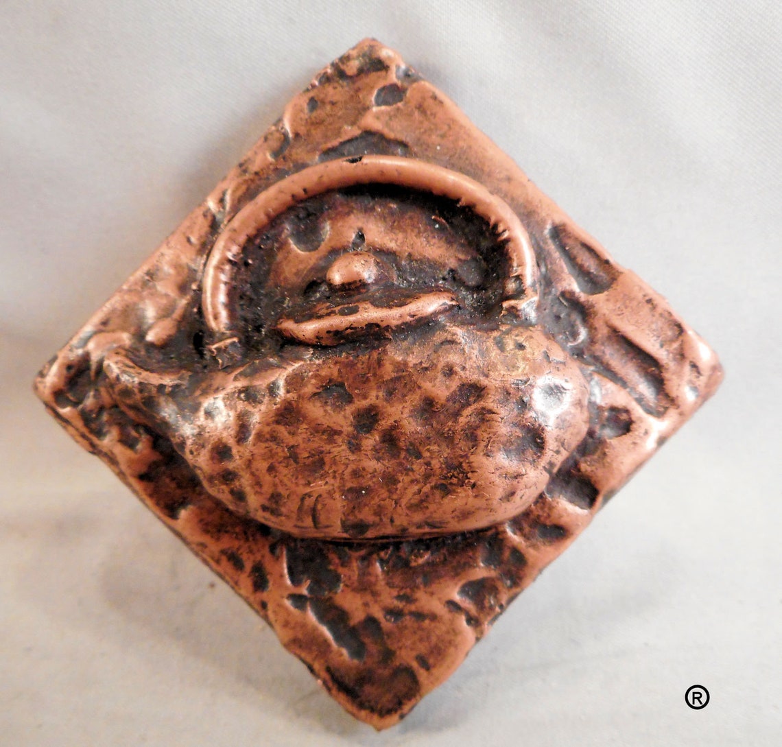 Copper Teapot Decorative Tile Dots (set of 3) - Etsy
