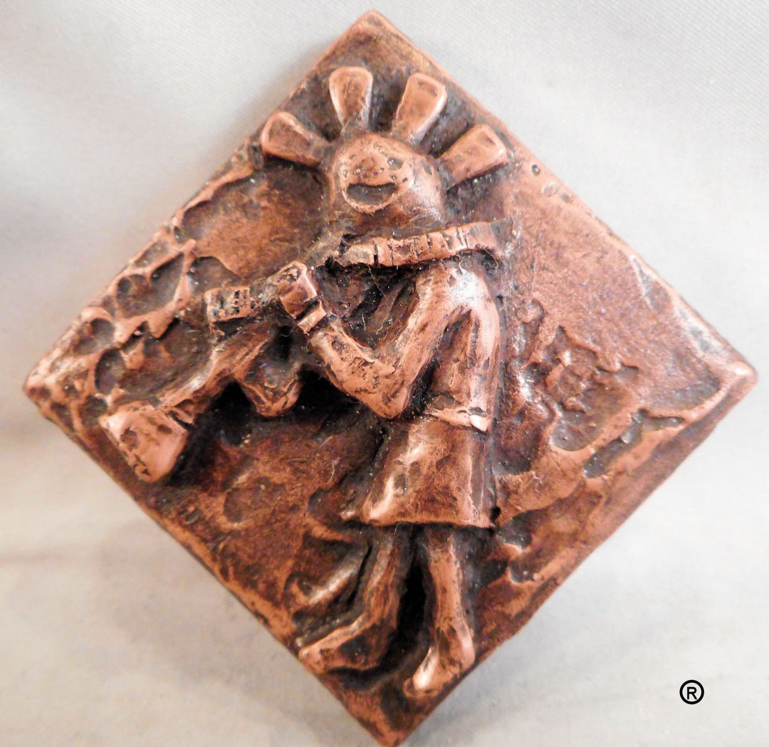Copper Kachina Decorative Dot (kokopelli) - Etsy