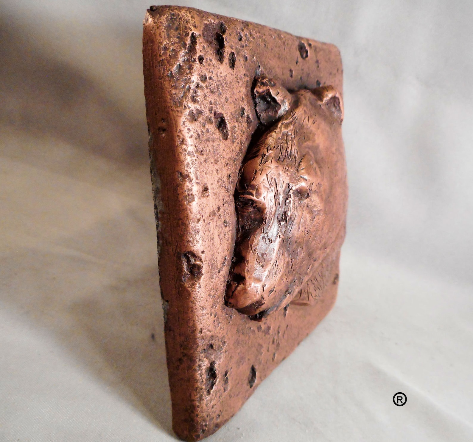 Copper Wildlife (bear) 4"x4" Decorative Wall Tile - Etsy