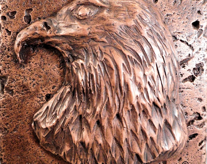 Copper Wildlife eagle 4x4 Decorative Wall Tile - Etsy