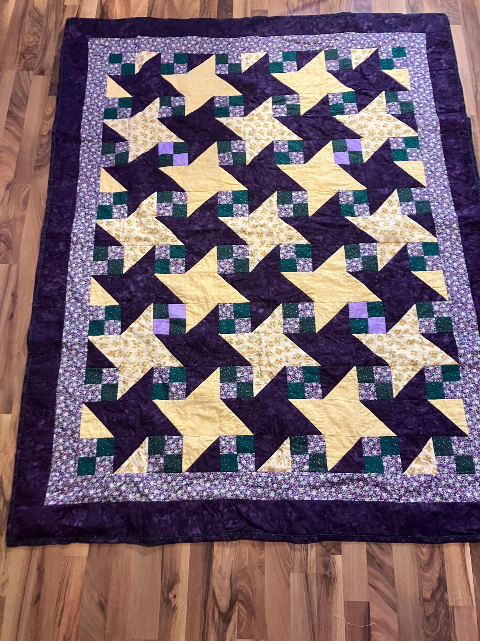 Twilight in the Garden Quilt - Etsy