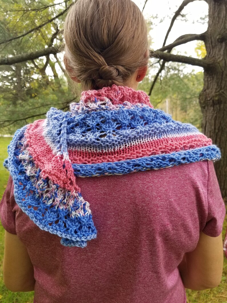 Beautiful Hand knit scarf Serenity scarf | Etsy