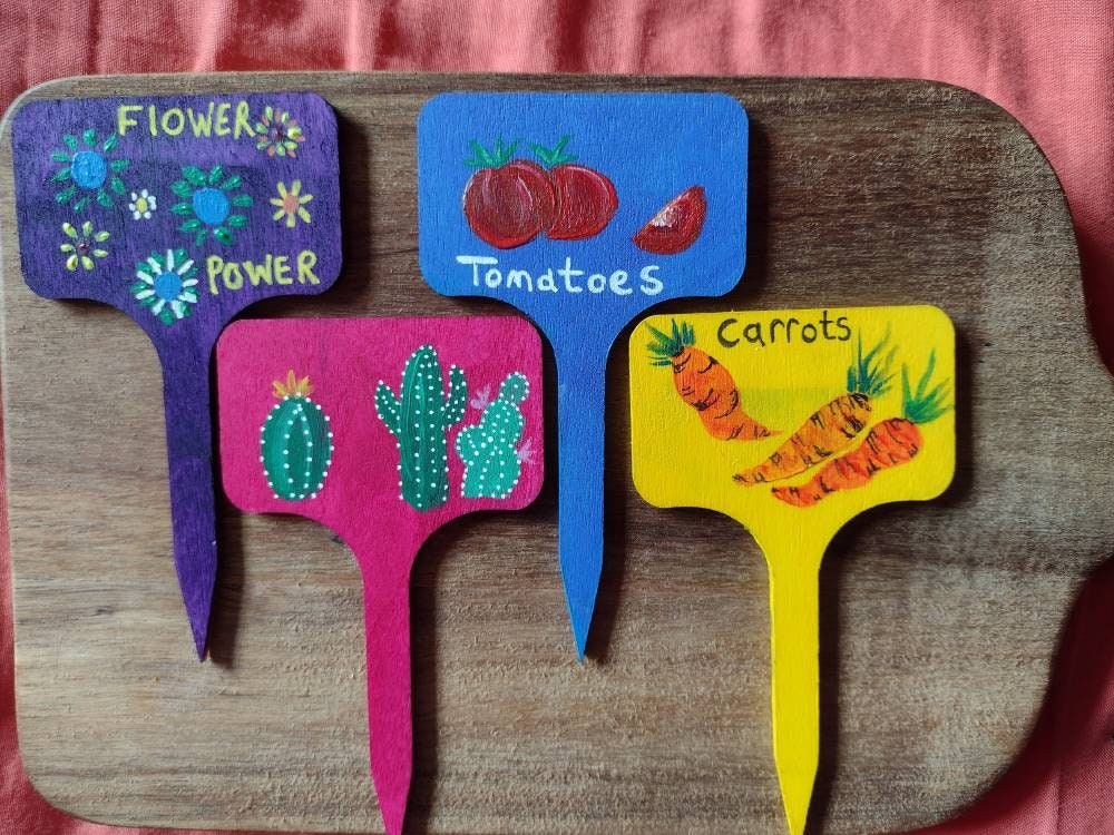 Plant Labels, Plant Signs, Plant Tags, Pot Plant Signs, Veggie Patch ...