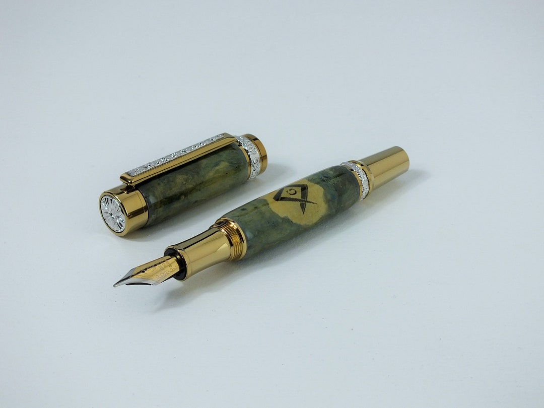 Fountain (or Rollerball) Pen Deluxe "freemason" - Etsy