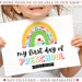 First Day of School Sign Printable, Printable First Day of 3rd Grade ...