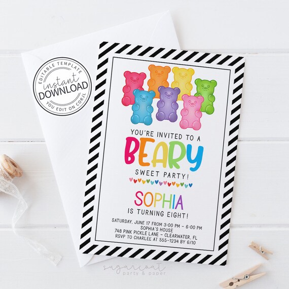 Gummi Bears Birthday Postcard
