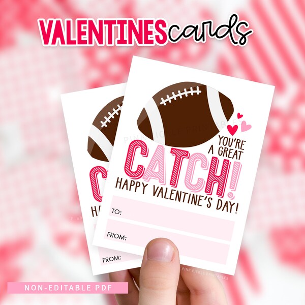 Football Valentine - Etsy