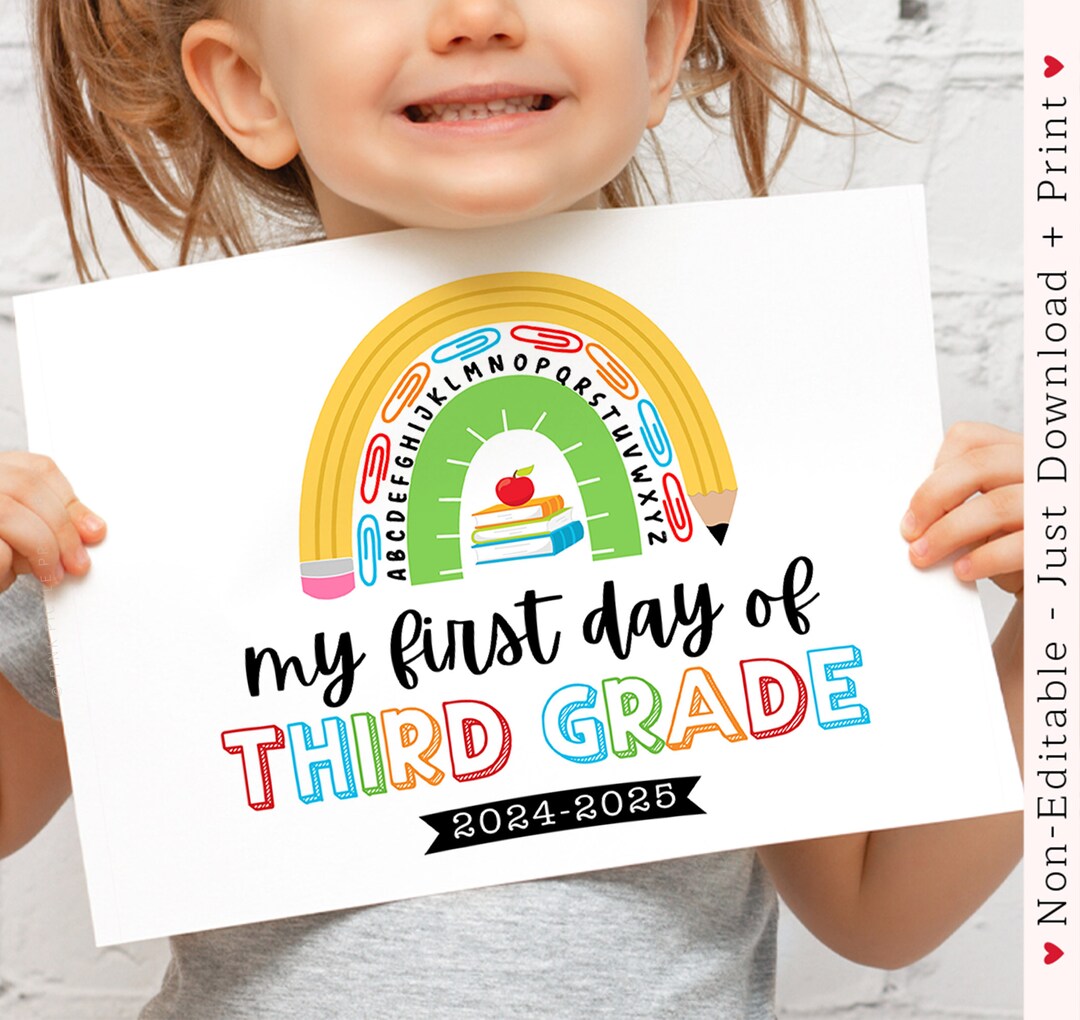 Monster Truck First Day of School Sign Printable, Printable First Day ...