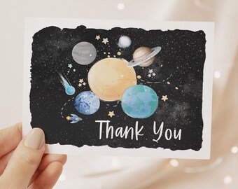 Galaxy Planets Outer Space Solar System Thank You Personalized - Etsy