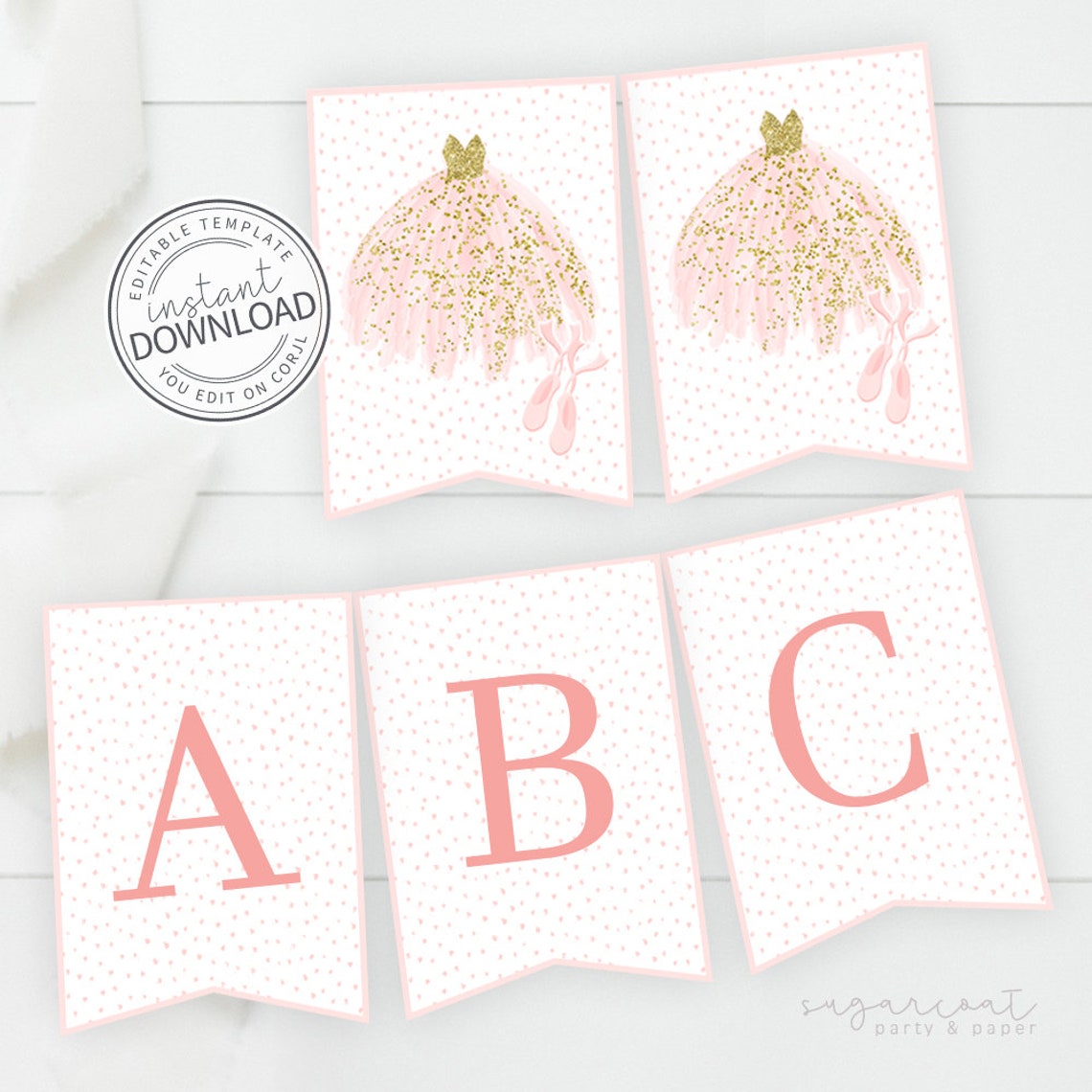 Ballerina Birthday Banner Ballerina Party Decorations - Etsy