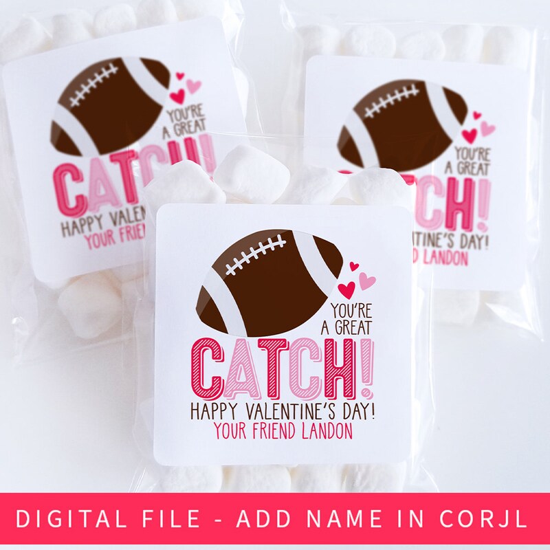 Football Valentine - Etsy