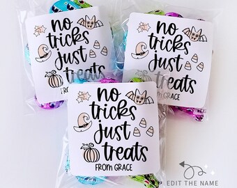 Happy Halloween Party Favor Halloween Gift Tag Halloween - Etsy