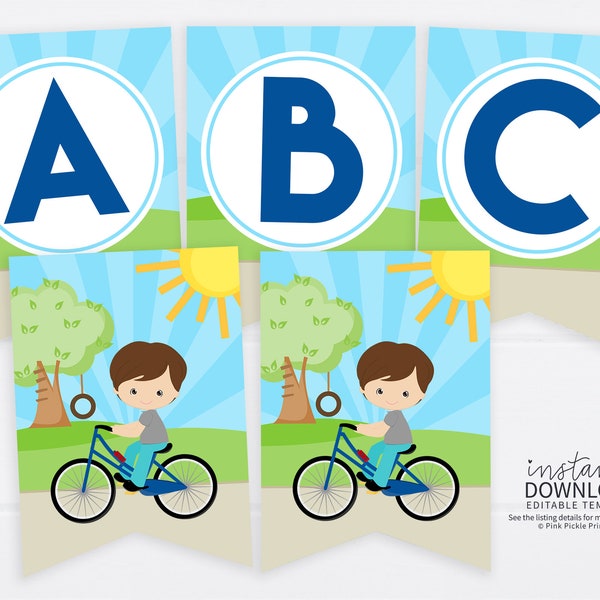 Bicycle Banner - Etsy