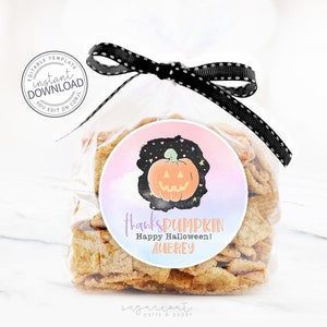 Pumpkin Favor Tags, Halloween Favor Tags, Halloween Tags, Halloween ...