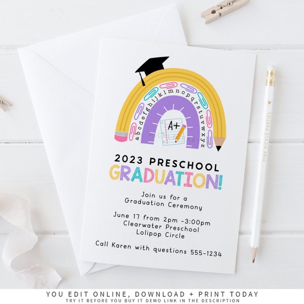 Rainbow Graduation - Etsy