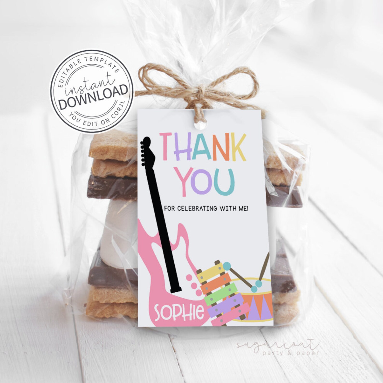 Music Favor Tags, Music Party Tags, Music Party, Music Tags, Music Hang ...