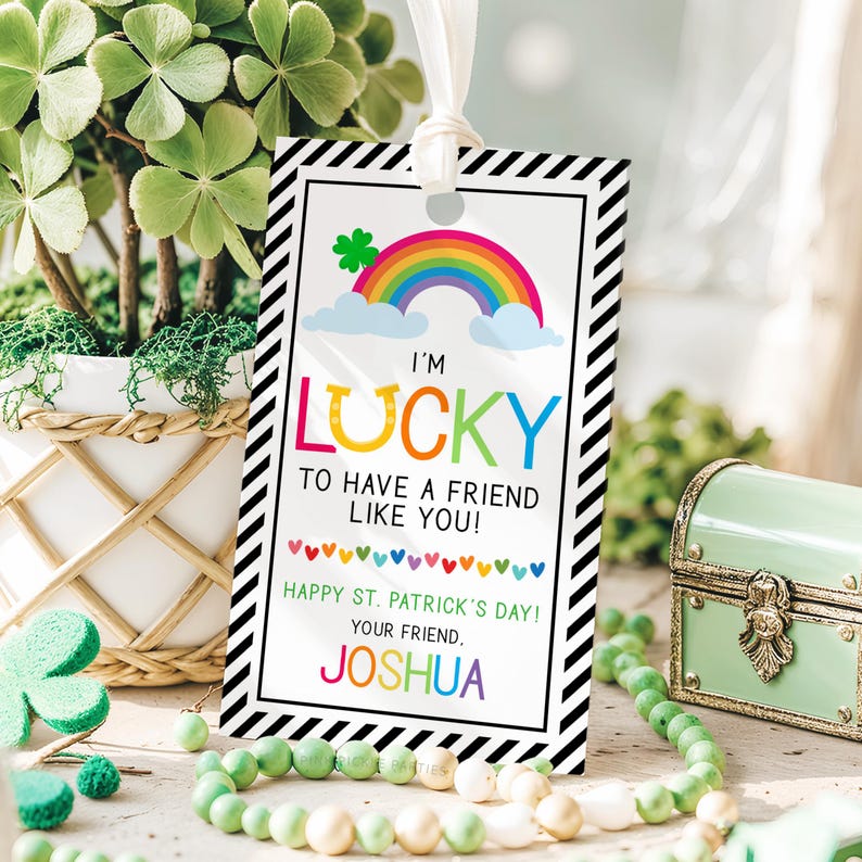 Editable St Patricks Day Tags, Leprechaun Bait Tag, Kids St Patricks ...
