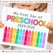 First Day of School Sign Printable, Printable First Day of 3rd Grade ...