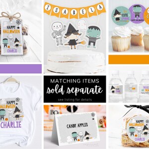 Halloween Favor Tags, Skeleton Favor Tags, Halloween Tags, Halloween ...