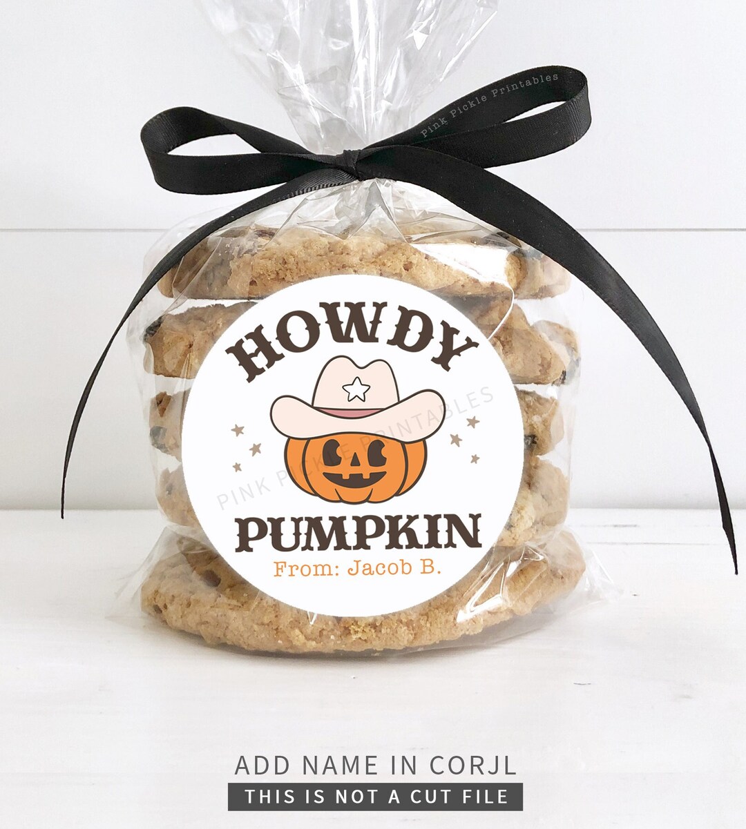 Howdy Pumpkin Halloween Tags for Kids, Halloween Gift Tags Printable ...