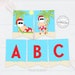 Editable Christmas in July Banner, Summer Santa Banner, Happy Birthday ...