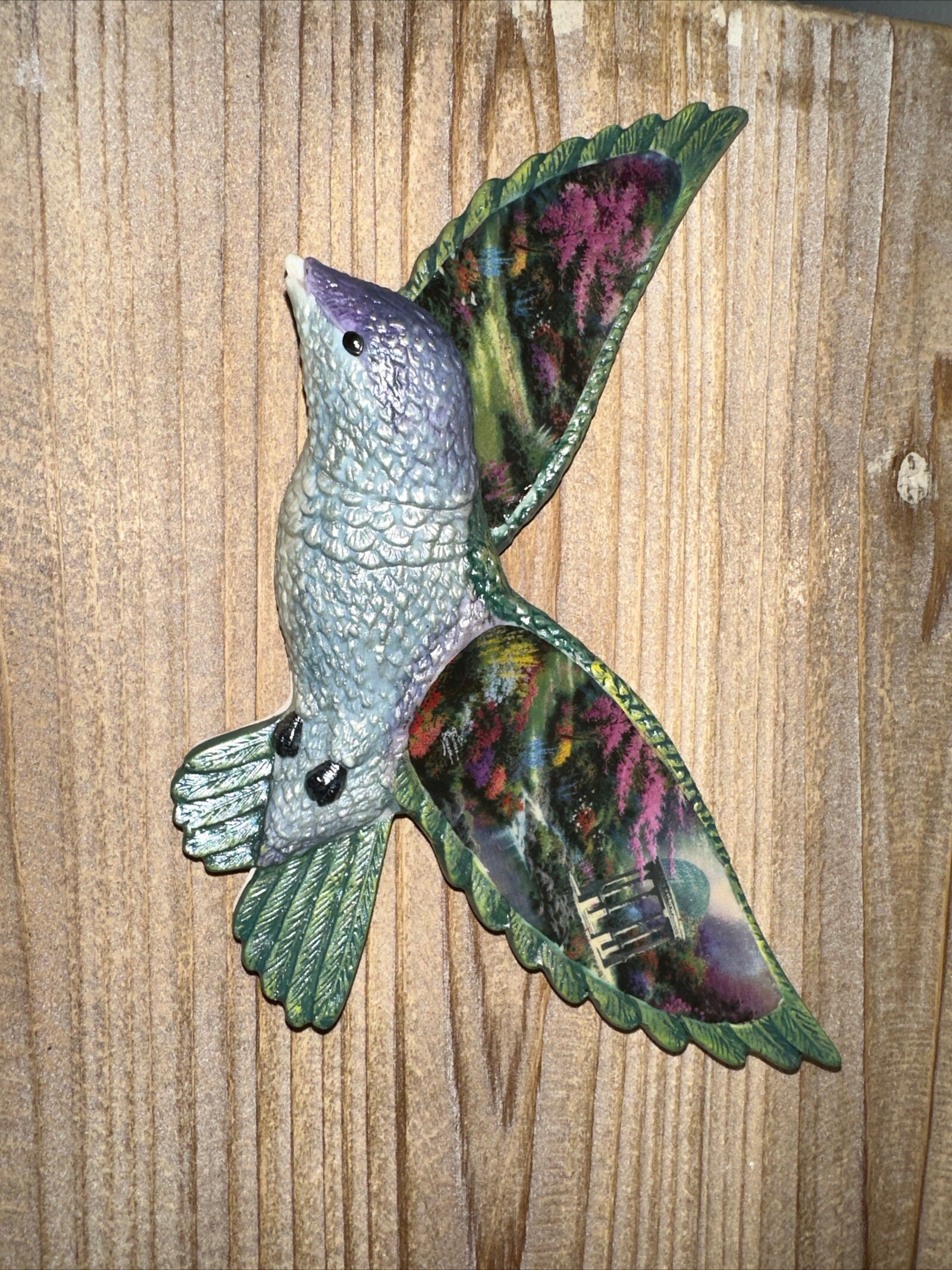 2006 THOMAS KINKADE "pools of Serenity" HUMMINGBIRD Beauty in Flight ...