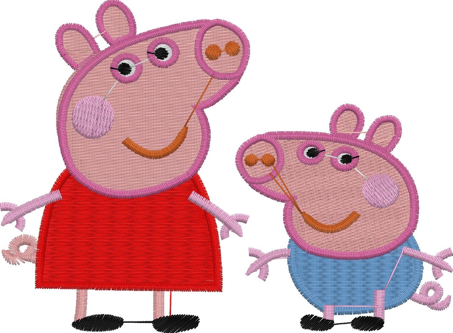 Machine Embroidery Design Peppa Pig, Applique, Toys, Heard, Christmas ...