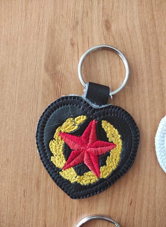 Machine Embroidery Design Russia Logo Key Fob Key Chain in | Etsy