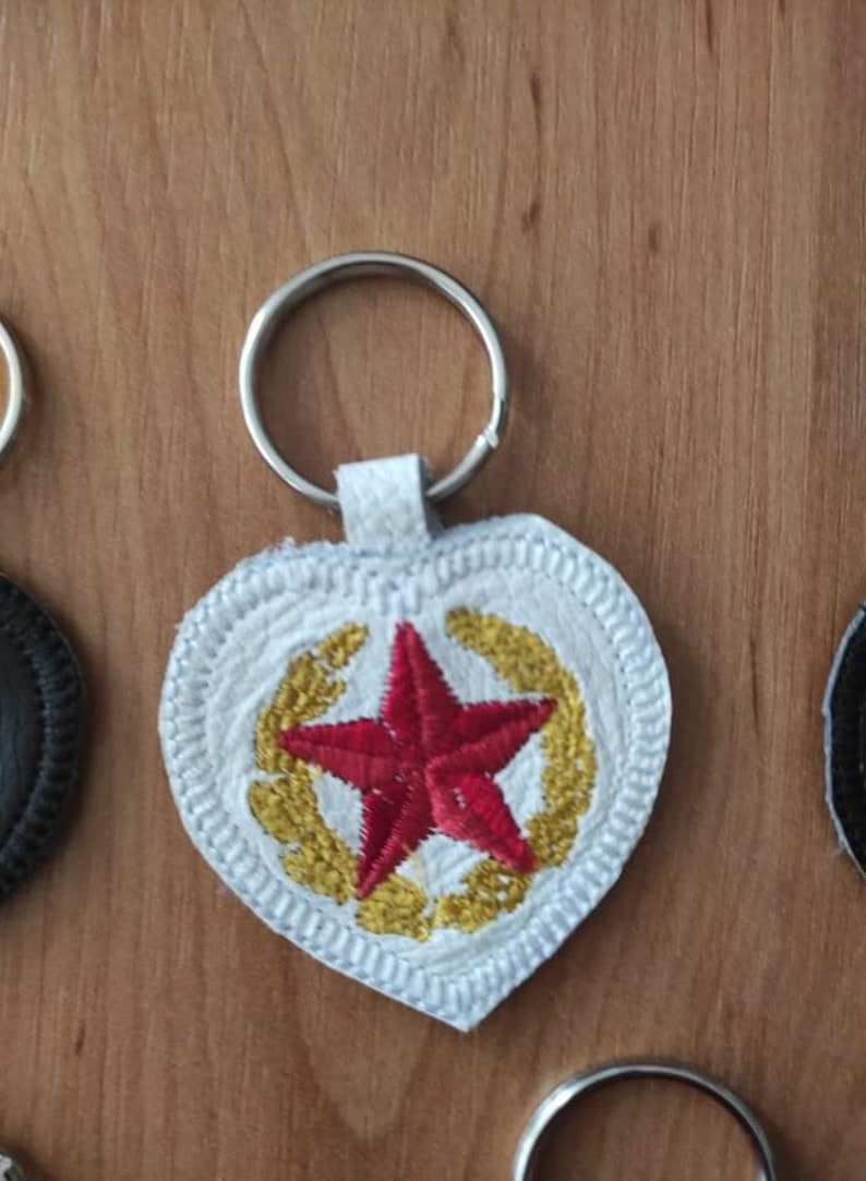 Machine Embroidery Design Russia Logo Key Fob Key Chain in | Etsy