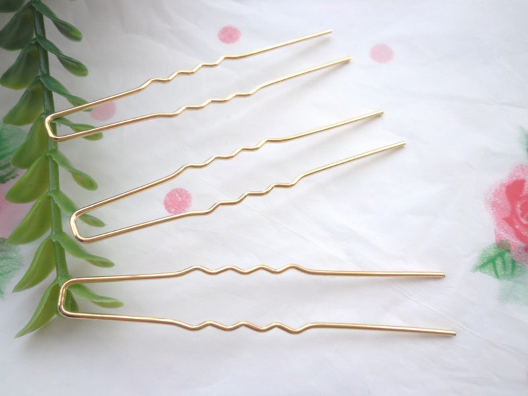 SALE50 Pcs Gold Plated Metal Hair Pins 65mm - Etsy