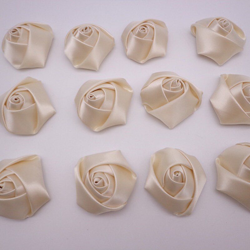 Satin Rosettes - Etsy