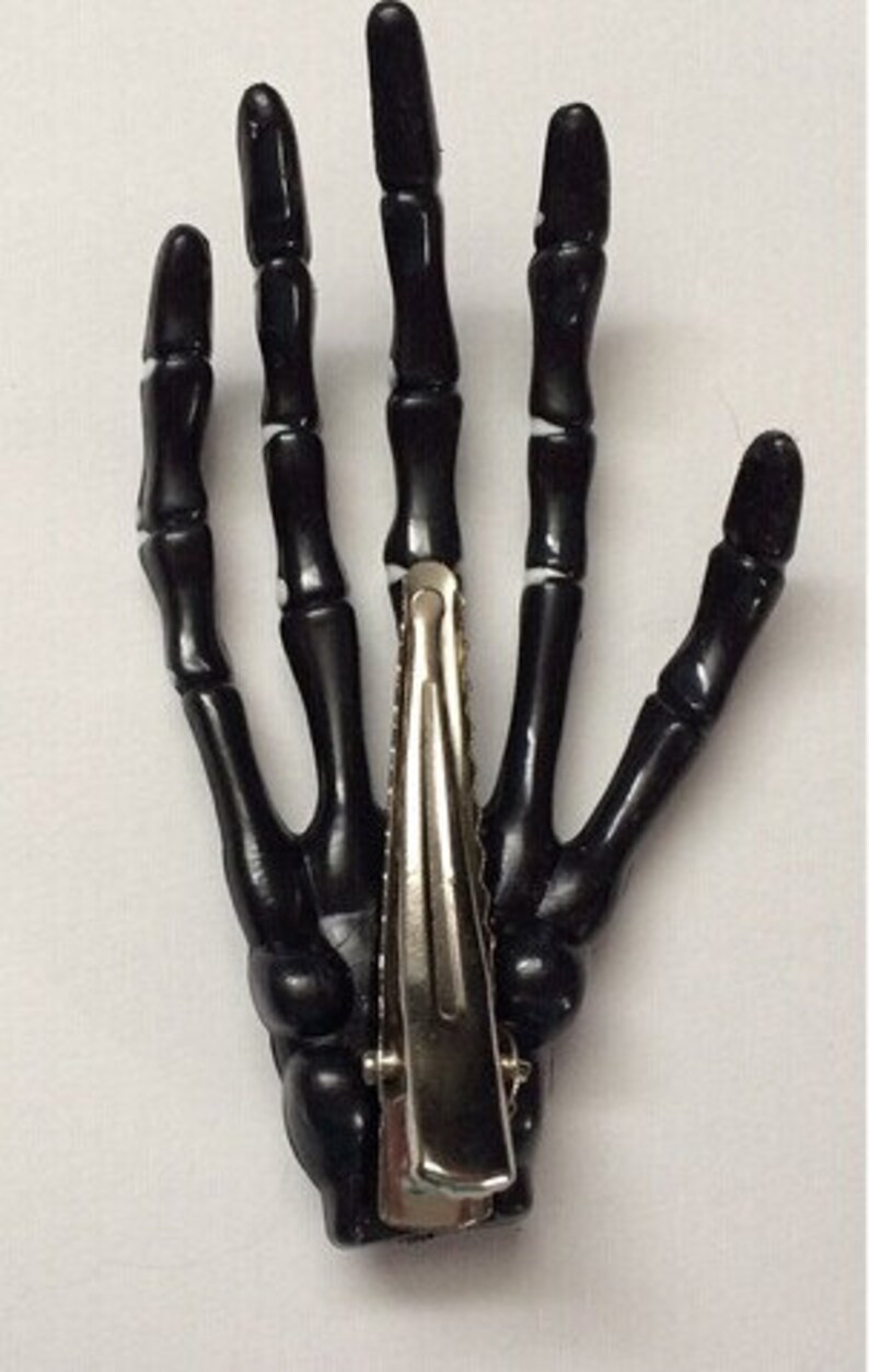 SALE50 Pcs Black Skeleton Hand Hair Clips - Etsy