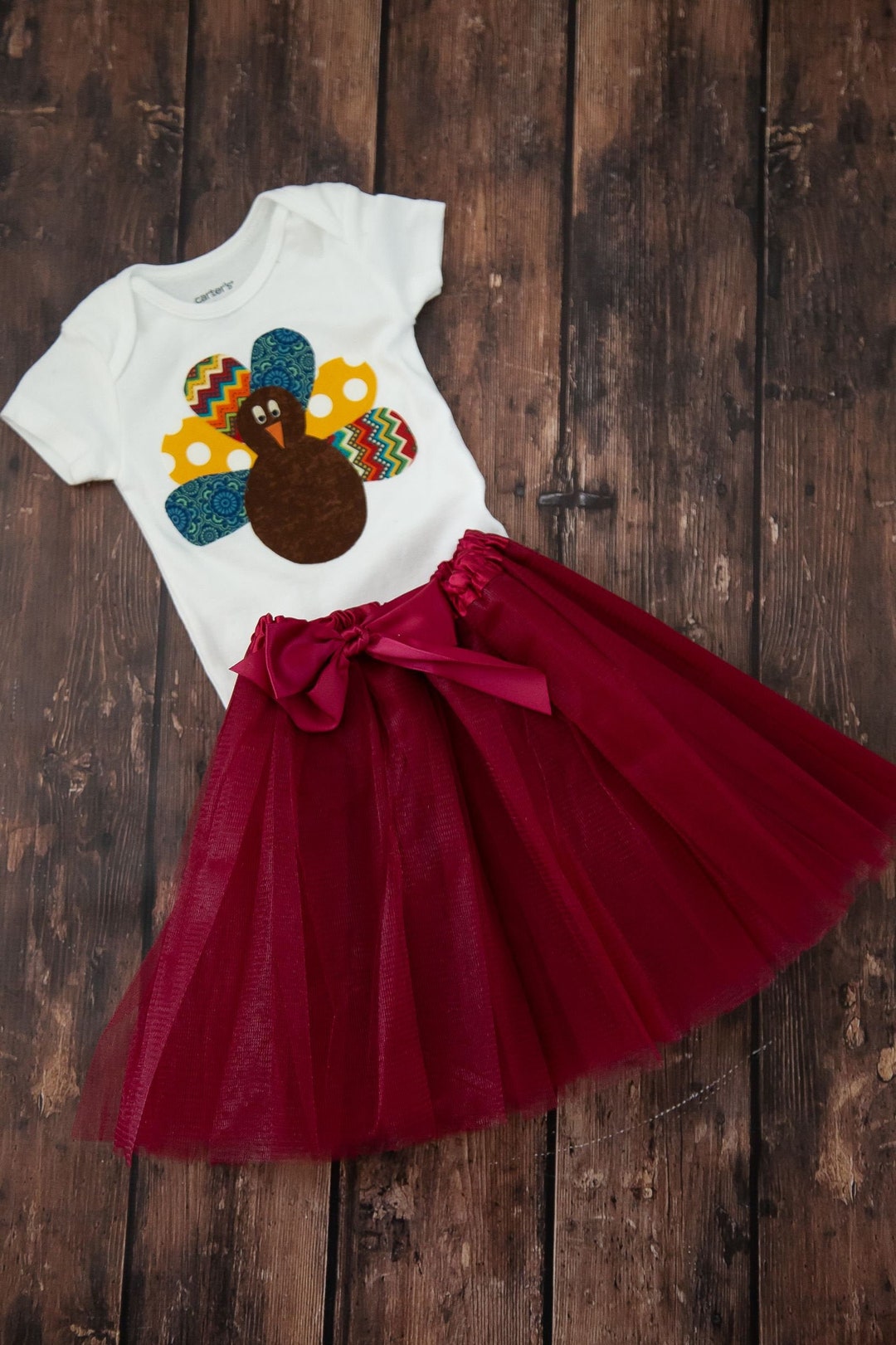 Thanksgiving Turkey 2 pièces Outfit pour bébé fille Body Baby ...