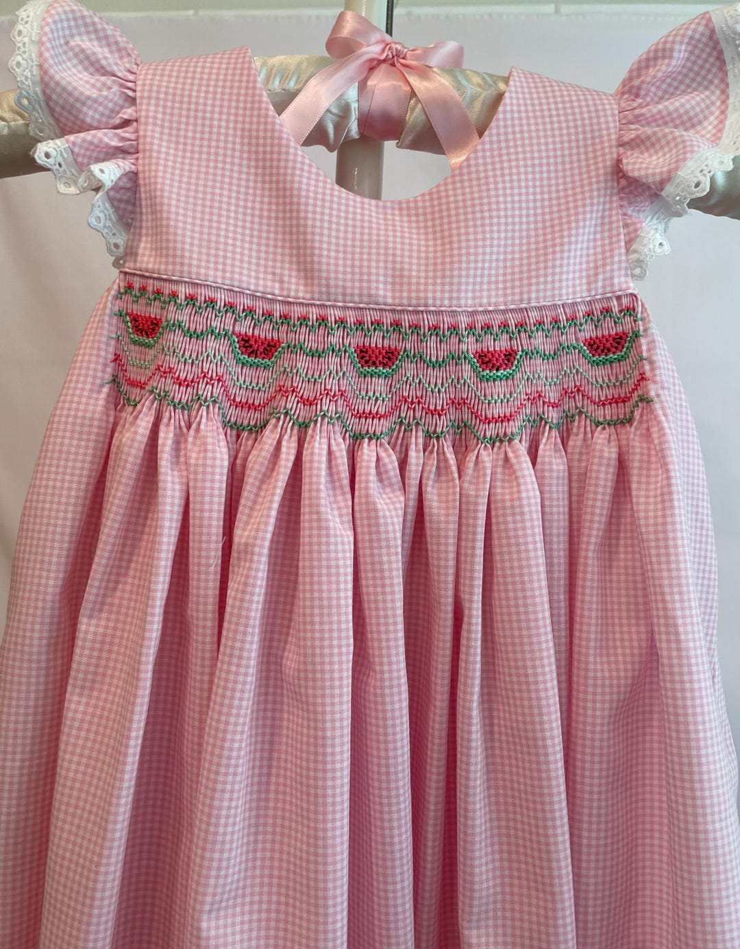 Summer Watermelon Smocked Sundress/jumper - Etsy