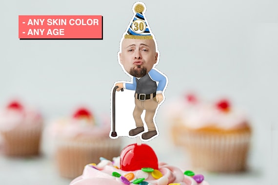 GRANDPA Cupcake Topper DIGITAL FILE Printable - Etsy