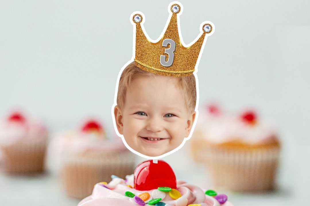 CROWN Cupcake Topper (DIGITAL FILE) , Printable Cupcaketopper ...