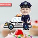 POLICE Officer Cupcake Topper DIGITAL FILE Printable | Etsy