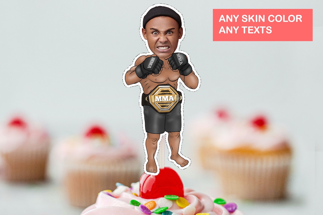 MMA Cupcake Topper (DIGITAL File) , Printable Cupcaketopper ...
