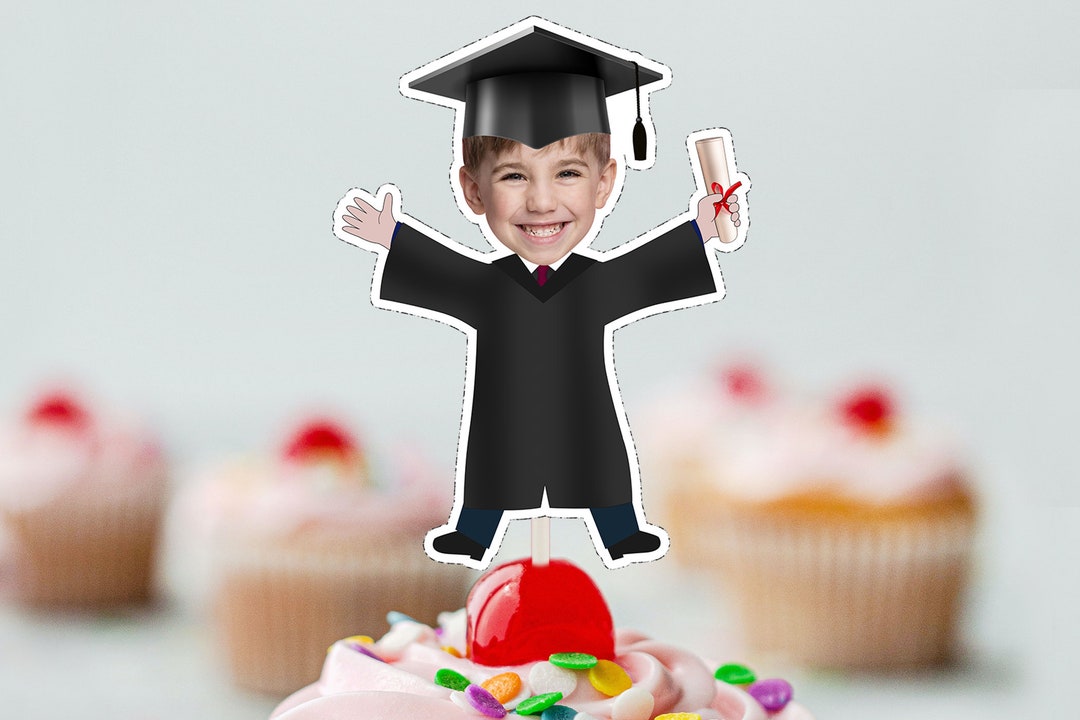 Personalized Graduation Cupcake Topper (digital File) - Etsy