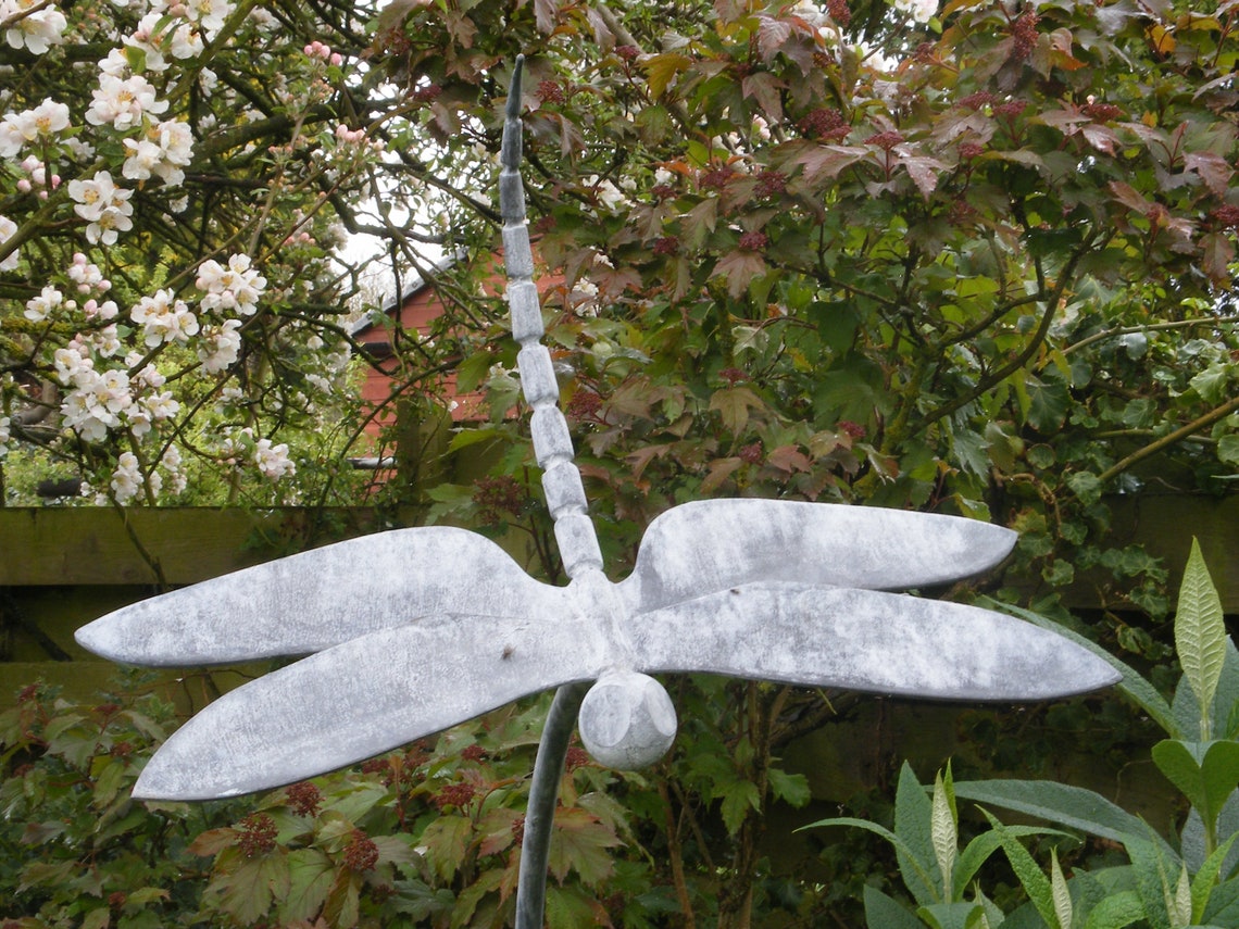 Forged Steel Dragonfly to Enhance a Flowerbed or a Pond. - Etsy