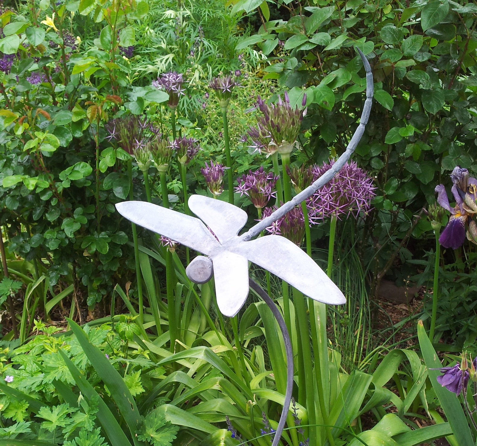 Forged Steel Dragonfly to Enhance a Flowerbed or a Pond. - Etsy