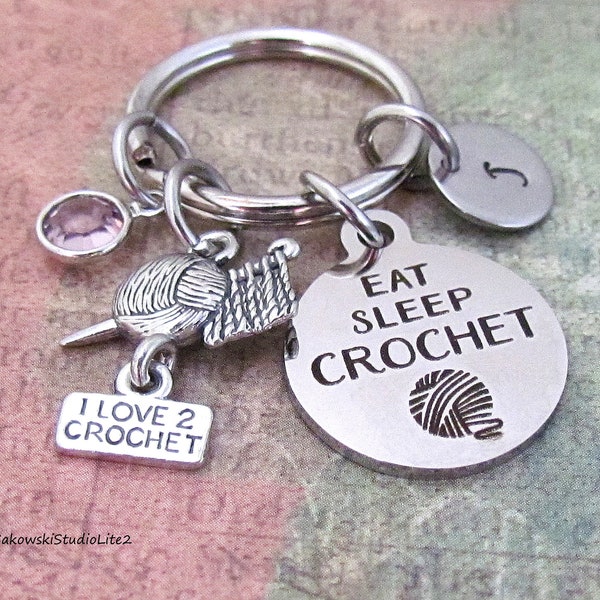 Crochet Key Chain - Etsy