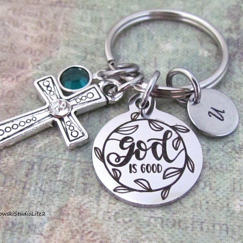 Cross Keychain - Etsy