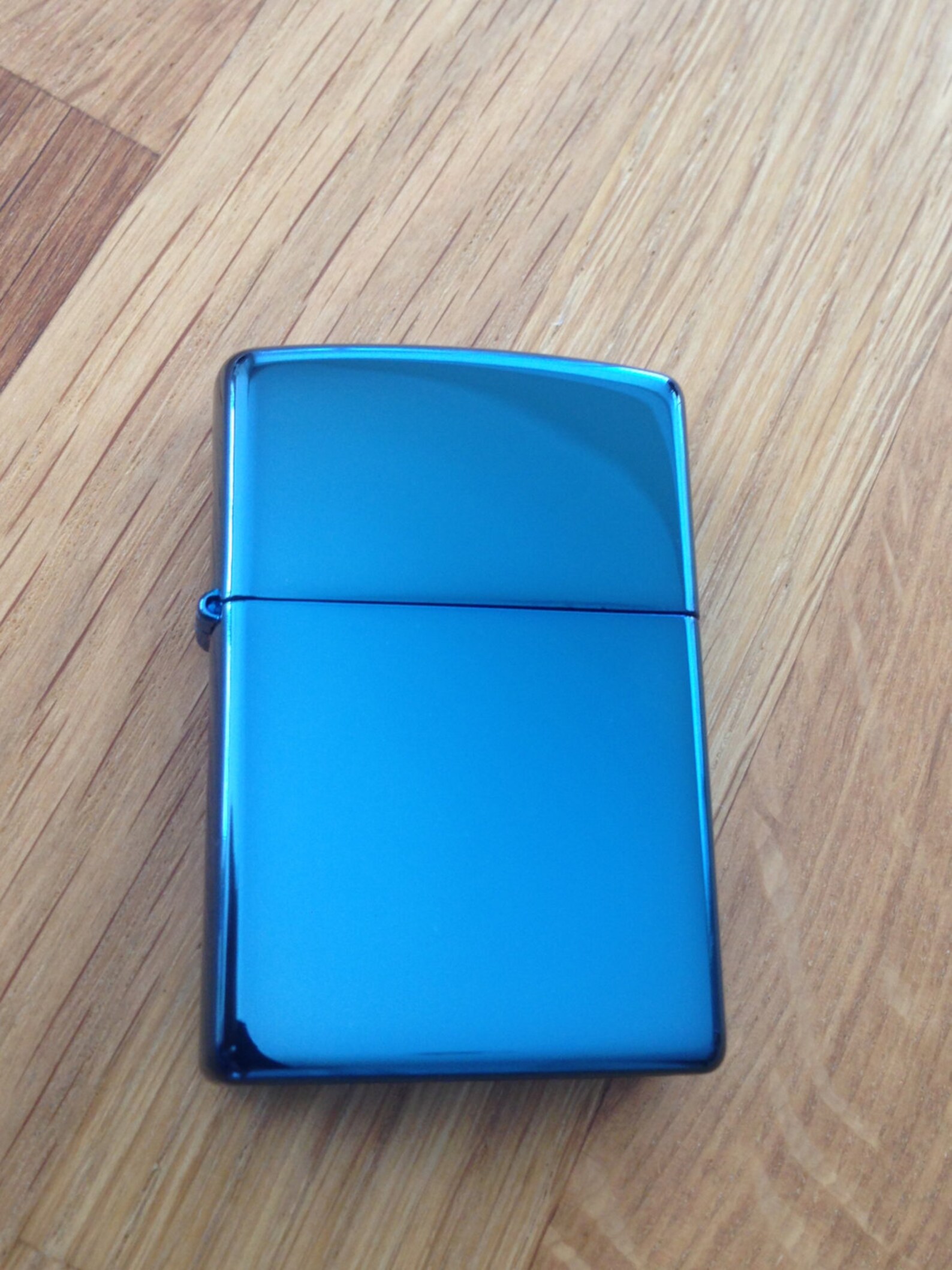 Genuine Zippo Lighter Sapphire Blue Engraved Free Gift for Him - Etsy