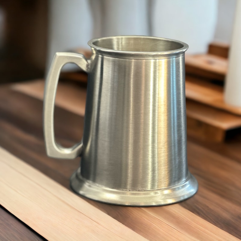 Pewter Beer Mug Engraved - Etsy