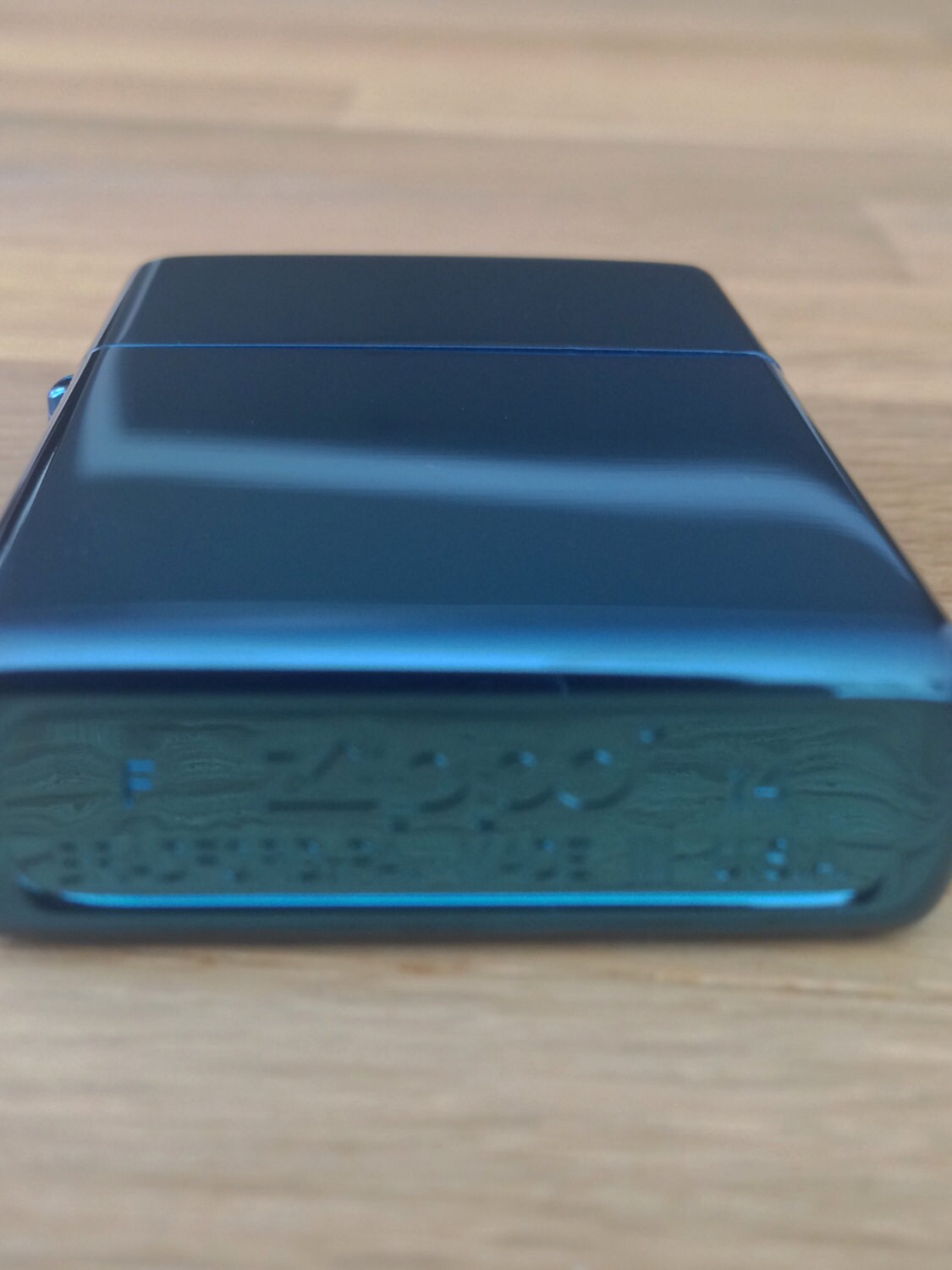 Genuine Zippo Lighter Sapphire Blue Engraved Free Gift for Him - Etsy